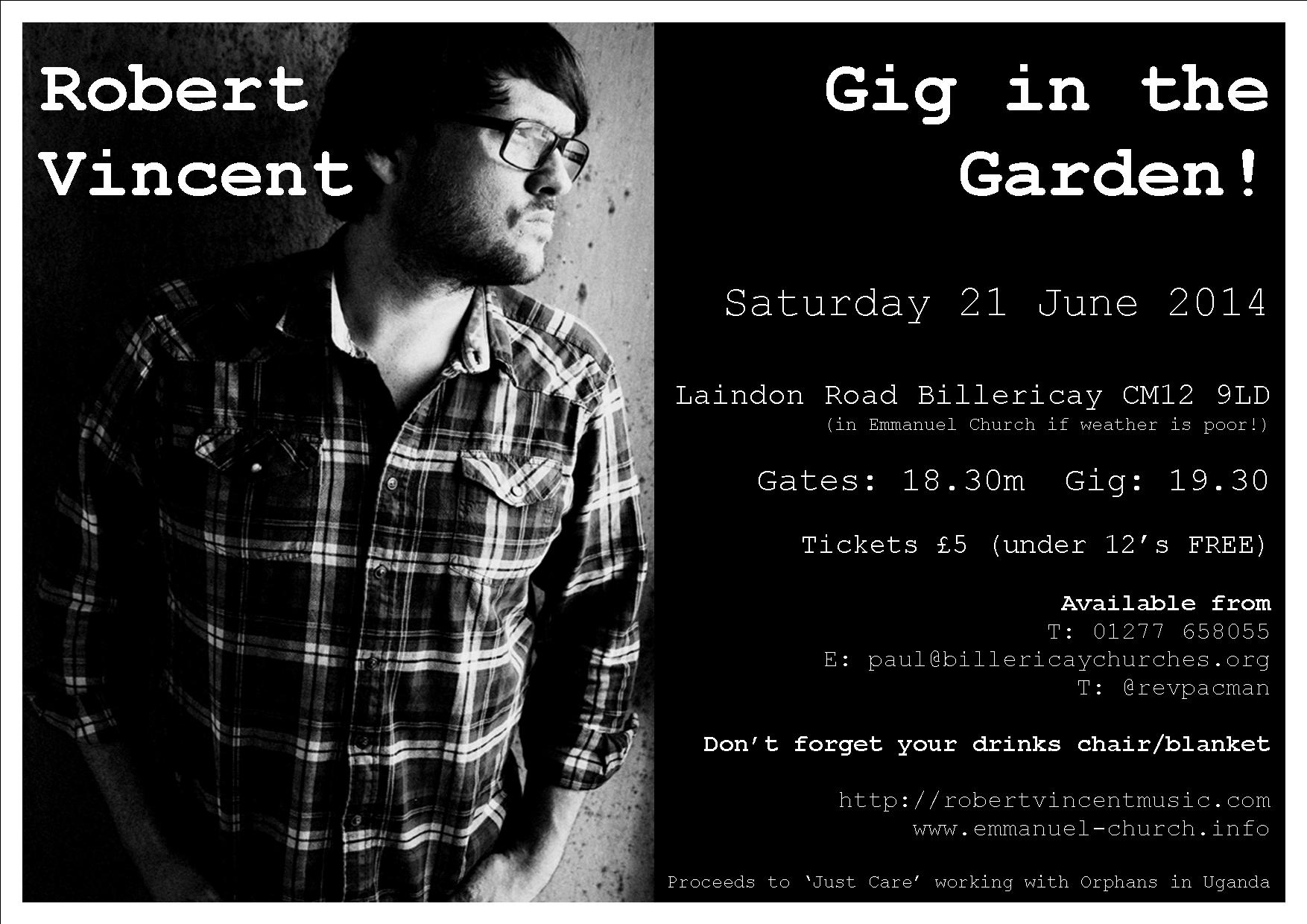 Gig in the Garden 2014: Robert Vincent – revPACman