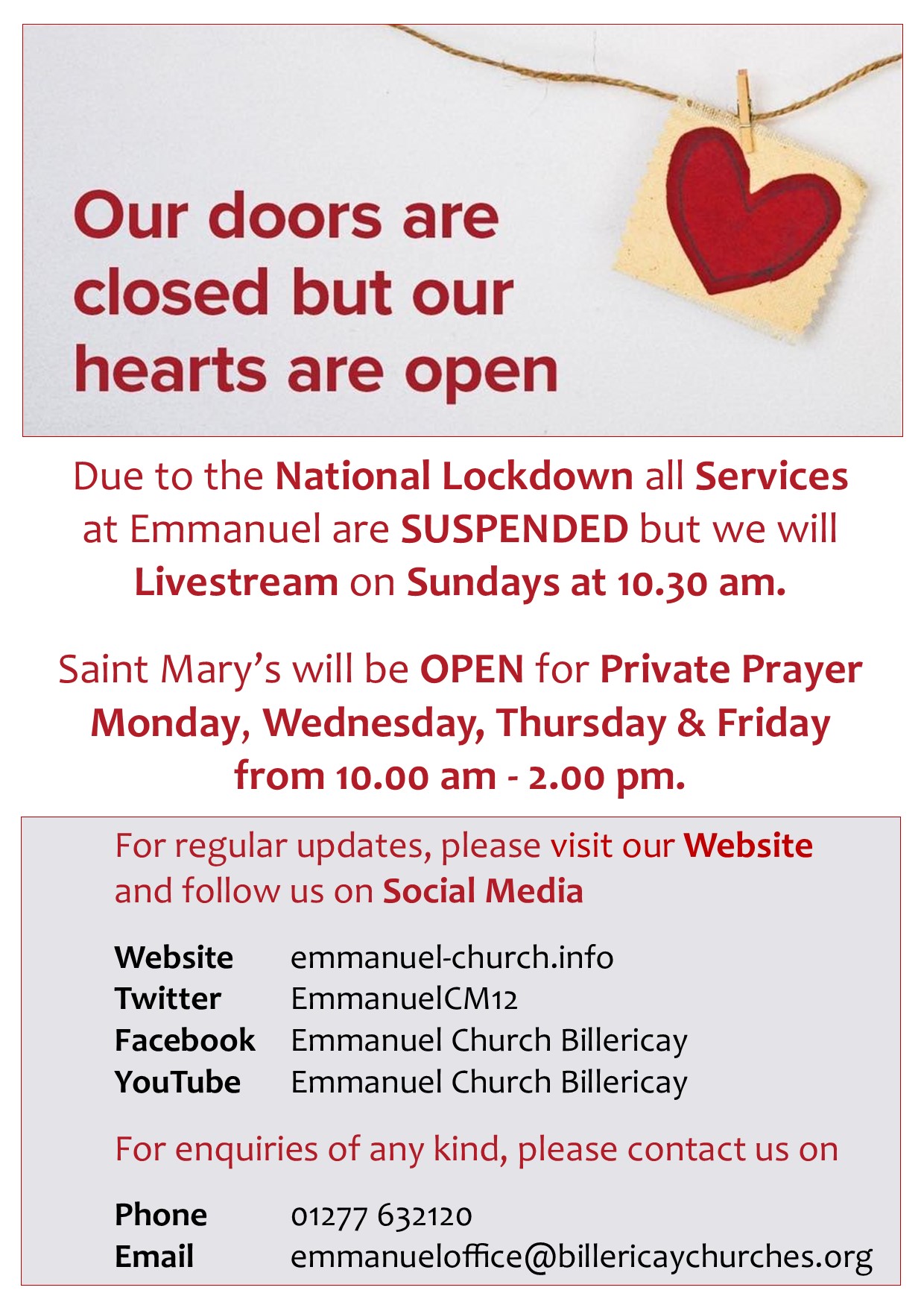 Lockdown #3 at Emmanuel – revPACman