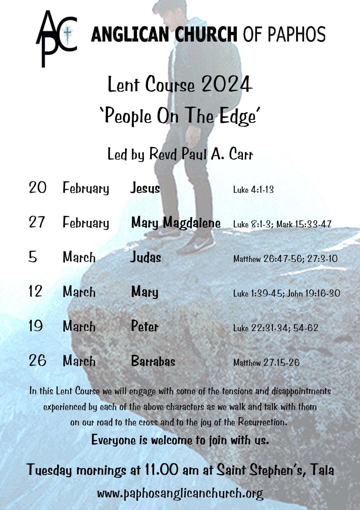 Lent Course 2024: People on the Edge – revPACman