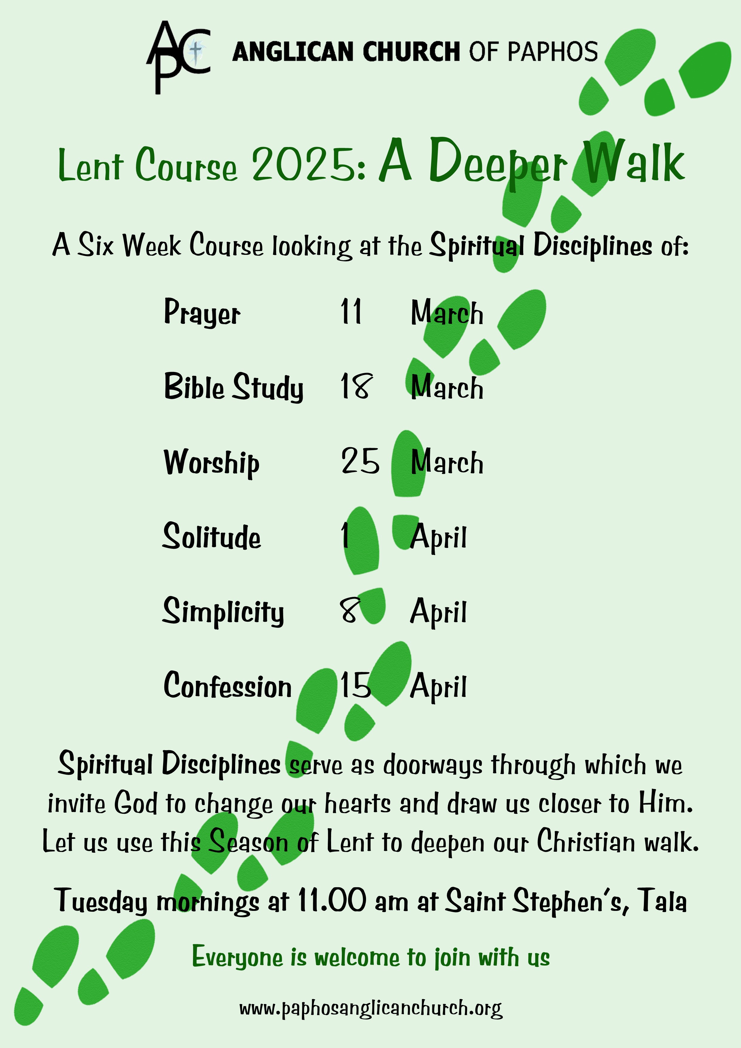 Lent Course 2025: A Deeper Walk – revPACman